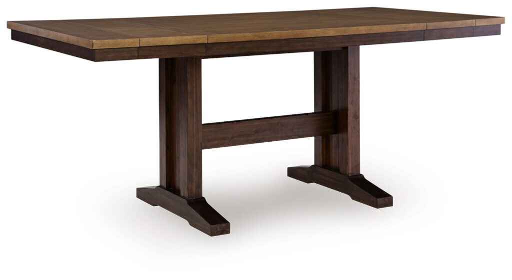 Rylandeen - Rectangular Dining Room Counter Height Extension Table ...
